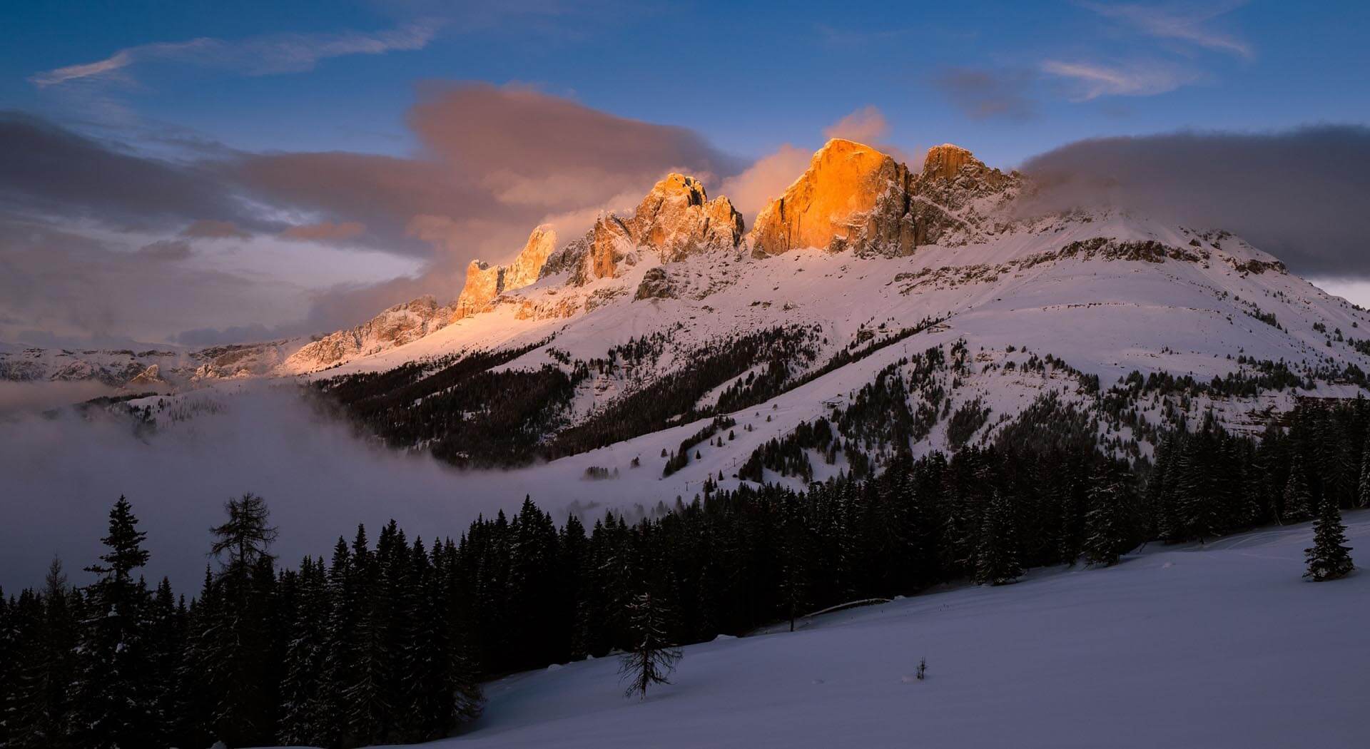 Winter holiday in the Dolomites | Ski Center Latemar - ski area Obereggen